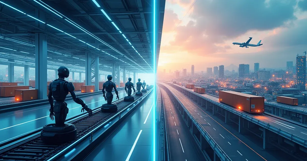 Logistics: Warehouse Robotics vs Transportation Infrastructure